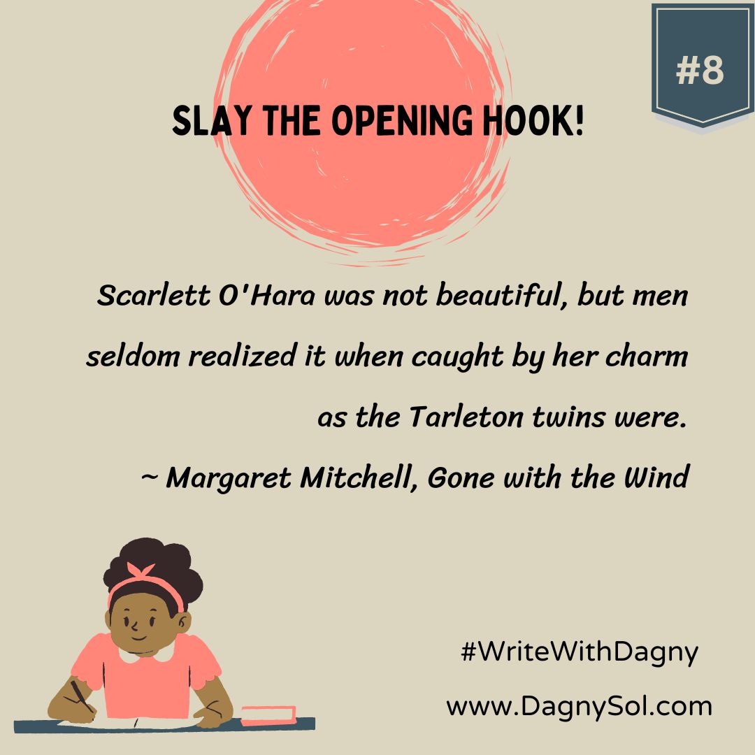 Fiction Writing Tips: Slay The Opening Hook - Gone with the Wind by ...