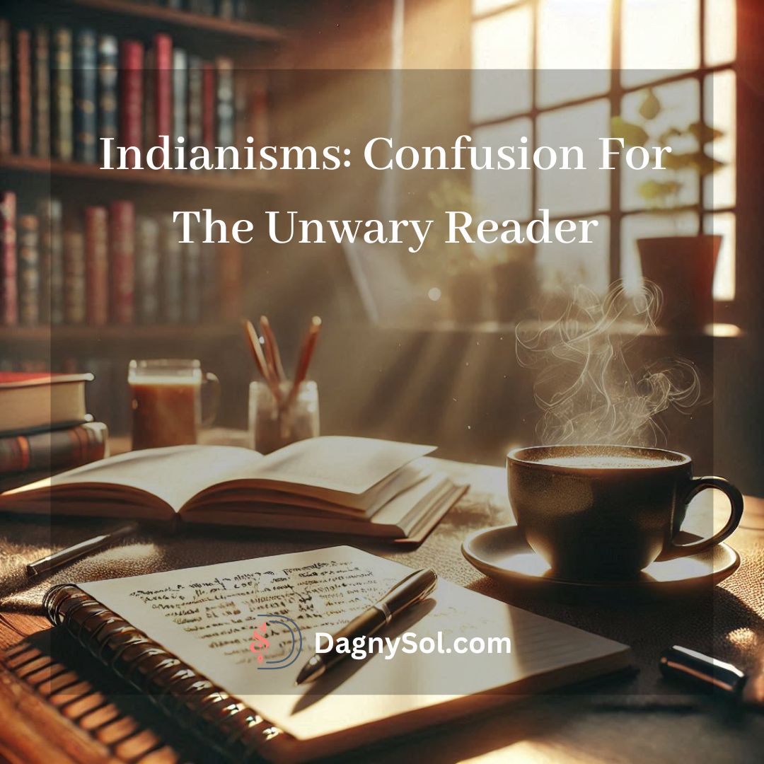 Indianisms: Confusion For The Unwary Reader - Dagny Sol