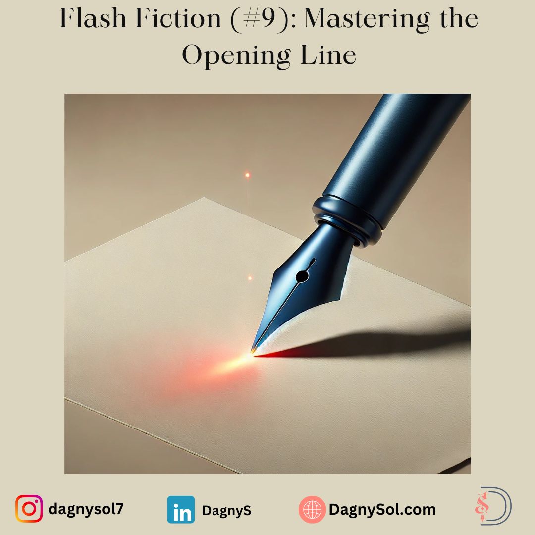 Flash Fiction (#9): Mastering the Opening Line - Dagny Sol
